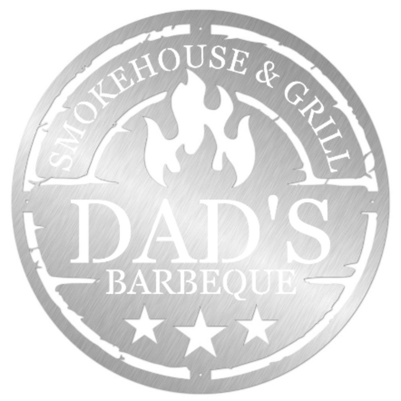 Customized Metal Barbeque Sign - American Aftermarkets Metalworks