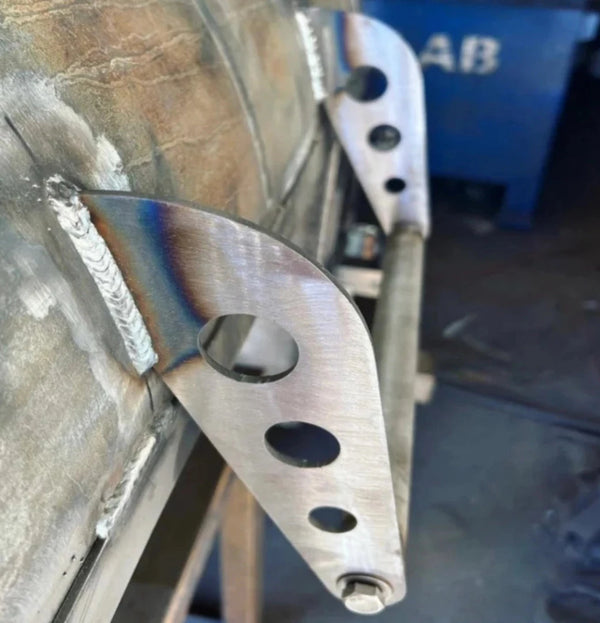 BBQ Smoker Swivel Handle, Stainless Steel Handle with Large Brackets ...