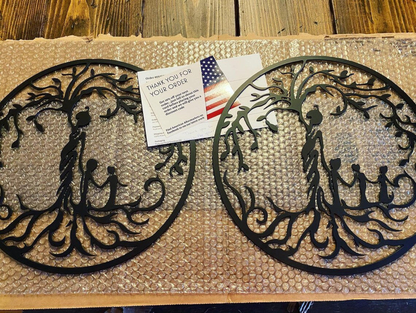 Metal Mother With Children Tree Of Life - Wall Decor - American ...