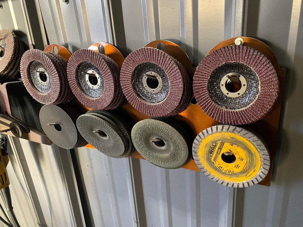 Grinder Disc Holder for Organization - American Aftermarkets Metalworks