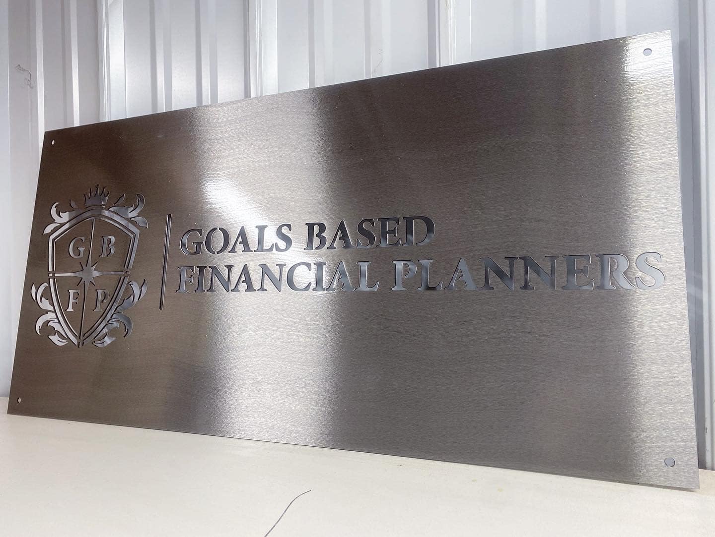 Custom Steel Business Sign | Personalized Logo Signage - American ...