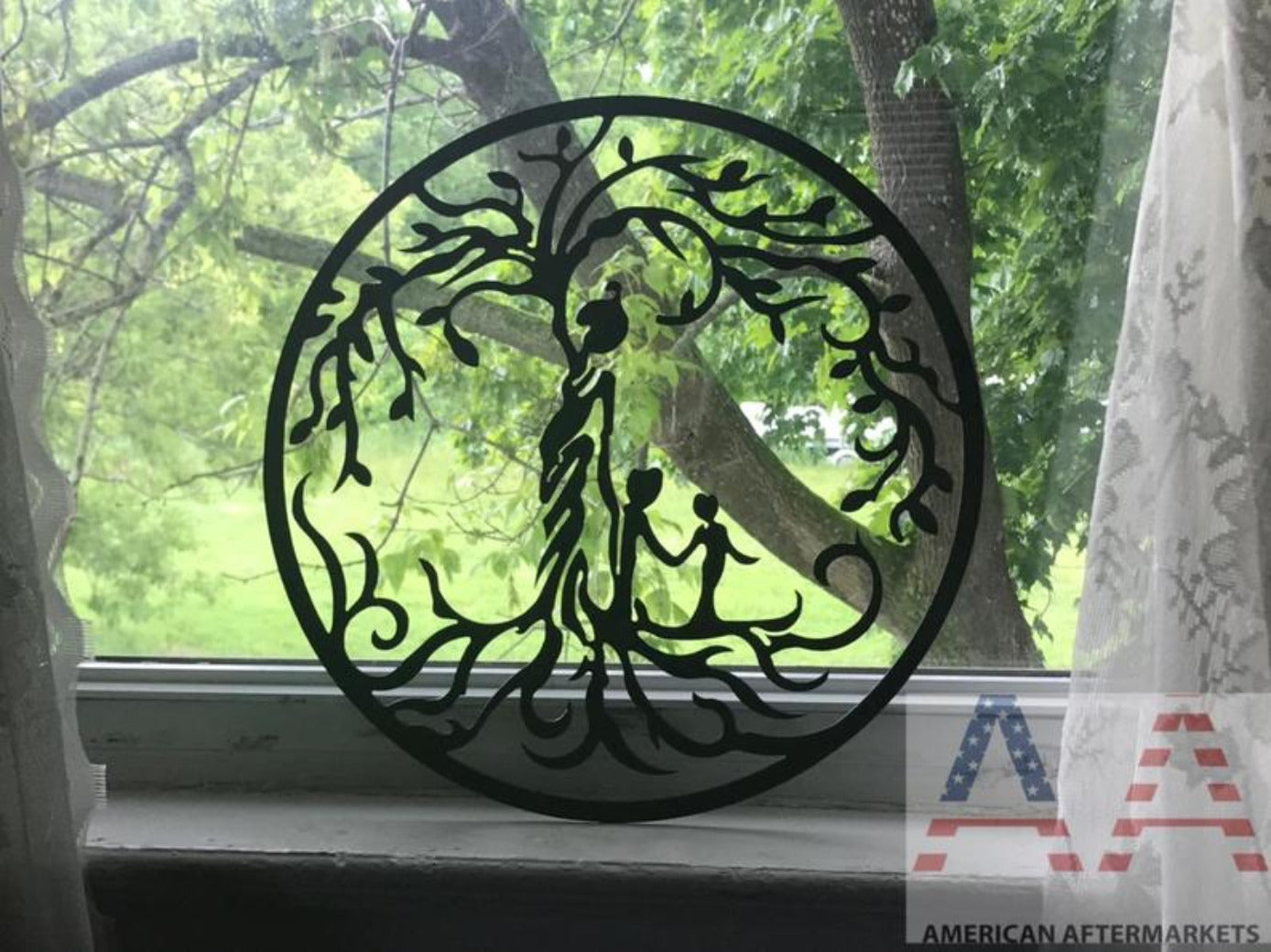 Metal Mother With Children Tree Of Life - Wall Decor - American ...
