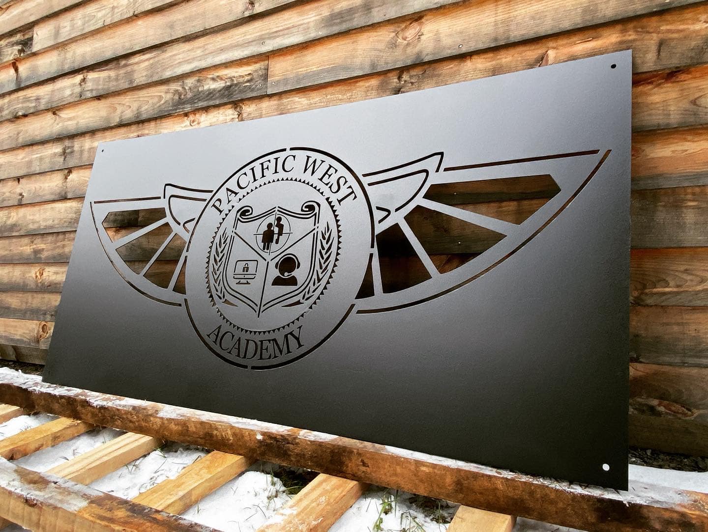 Custom Steel Business Sign | Personalized Logo Signage - American ...
