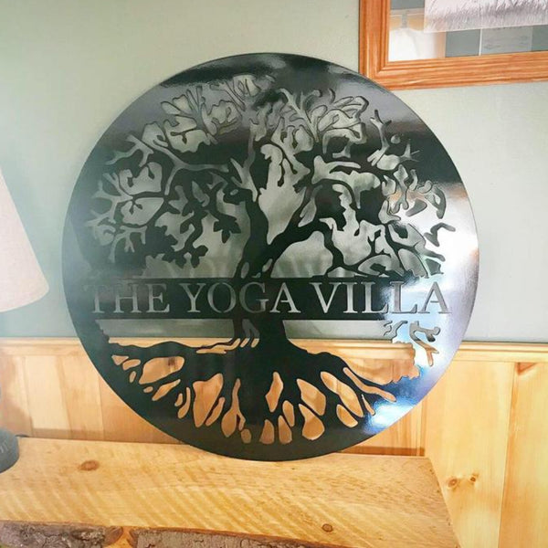 Tree of Life Metal Sign, Personalized - American Aftermarkets Metalworks