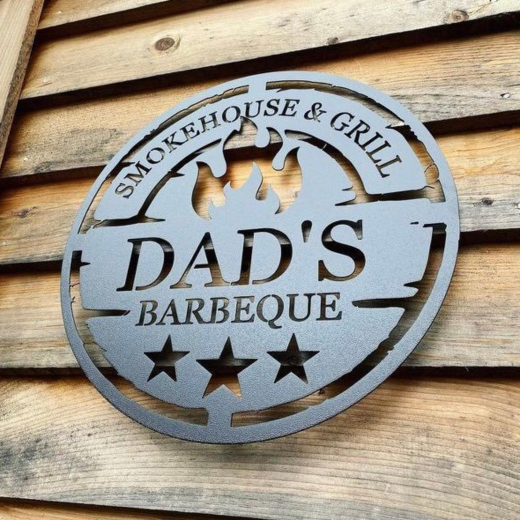Customized Metal Barbeque Sign - American Aftermarkets Metalworks