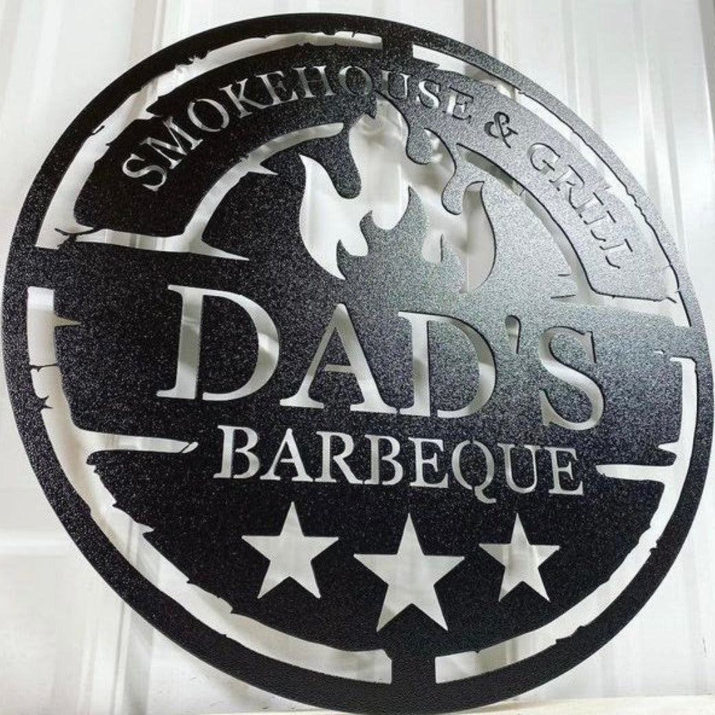 Customized Metal Barbeque Sign - American Aftermarkets Metalworks