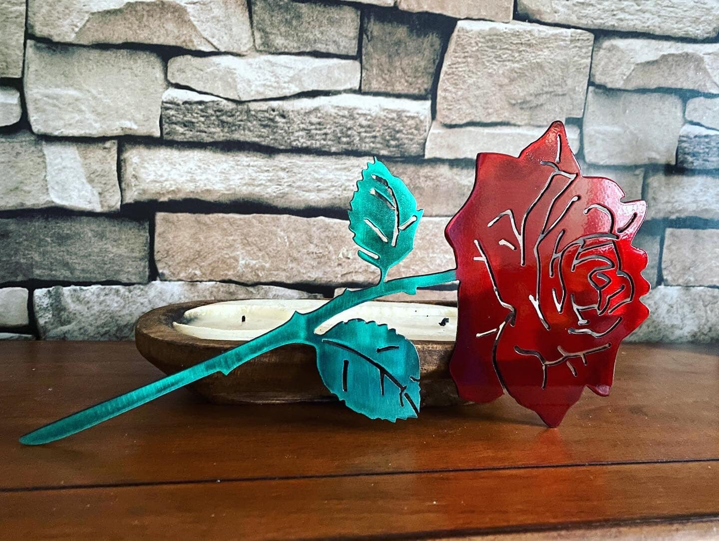 Metal "Forever" Rose - American Aftermarkets Metalworks