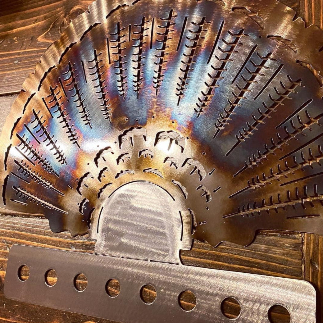 Turkey Fan Trophy Display - American Aftermarkets Metalworks
