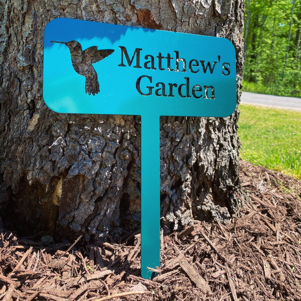 Garden Personalized Sign Stake - American Aftermarkets Metalworks