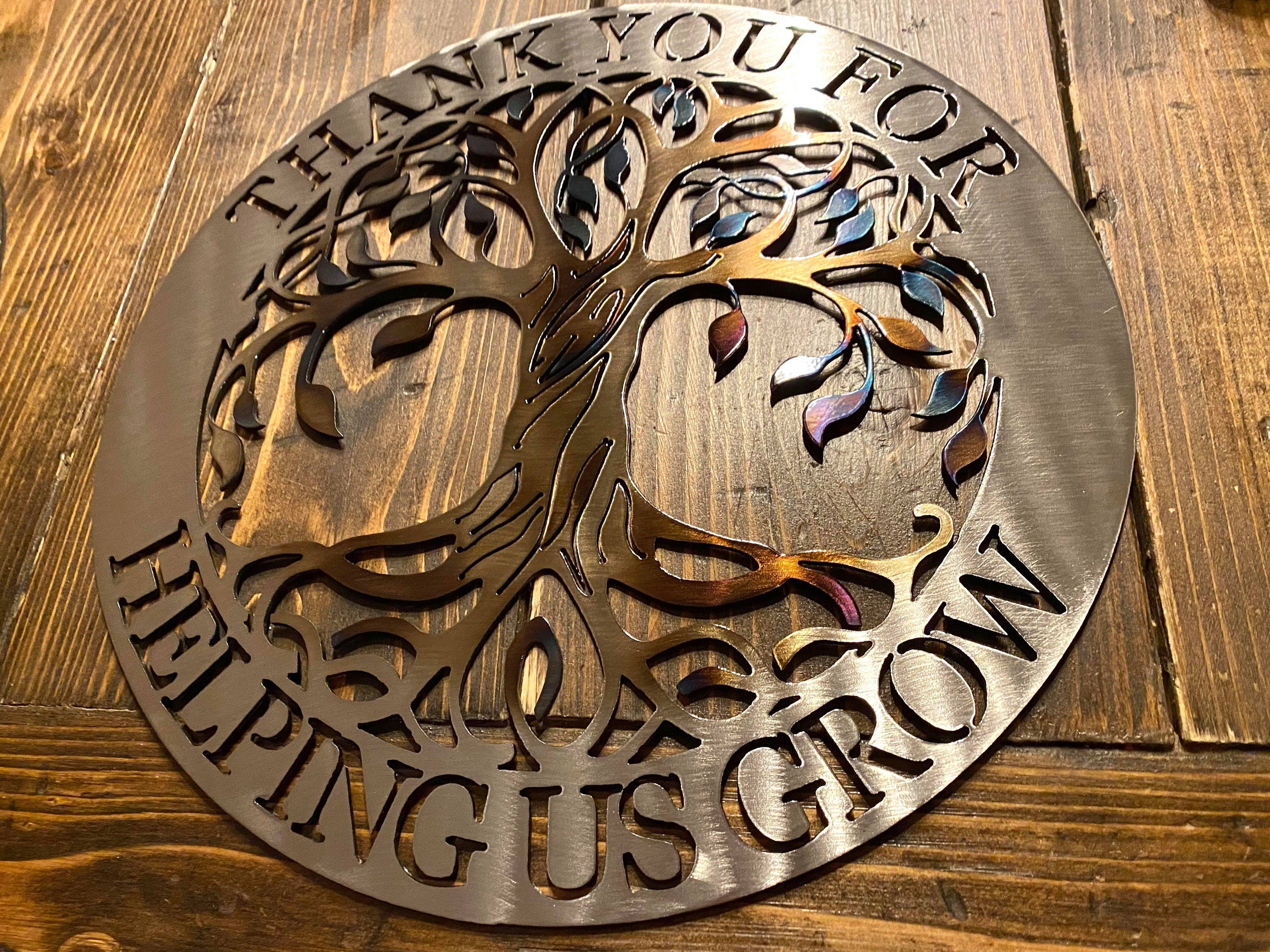 Thank You For Helping Us Grow Metal Tree Of Life - American ...