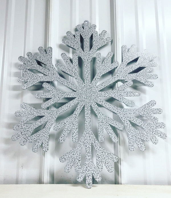 Metal Snowflake Sign - American Aftermarkets Metalworks