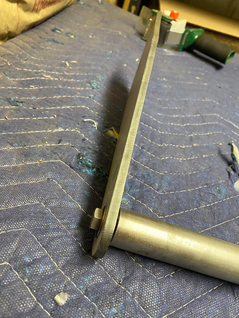 BBQ Smoker Swivel Handle, Stainless Steel Handle with Large Brackets ...