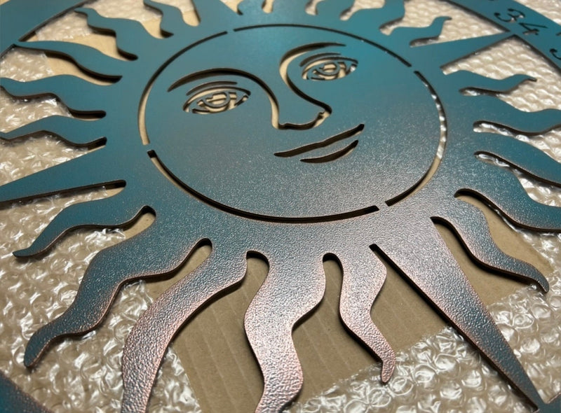 Custom Metal Sun Compass with Coordinates - American Aftermarkets ...