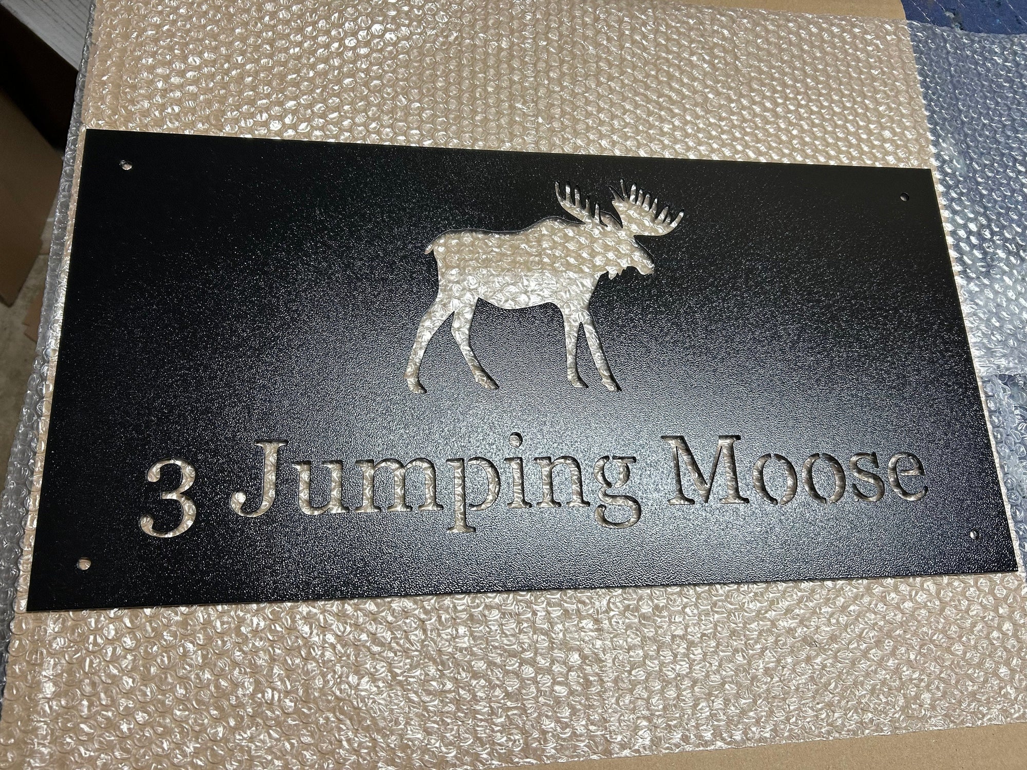 Personalized Moose Sign - American Aftermarkets Metalworks