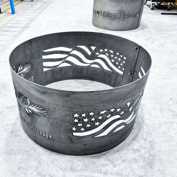 Personalized Fire Ring | Custom Firepit Designs - American Aftermarkets ...
