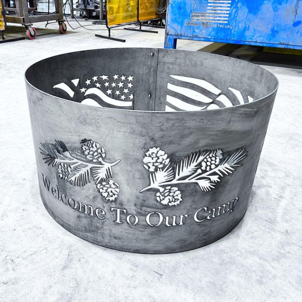 Personalized Fire Ring | Custom Firepit Designs - American Aftermarkets ...