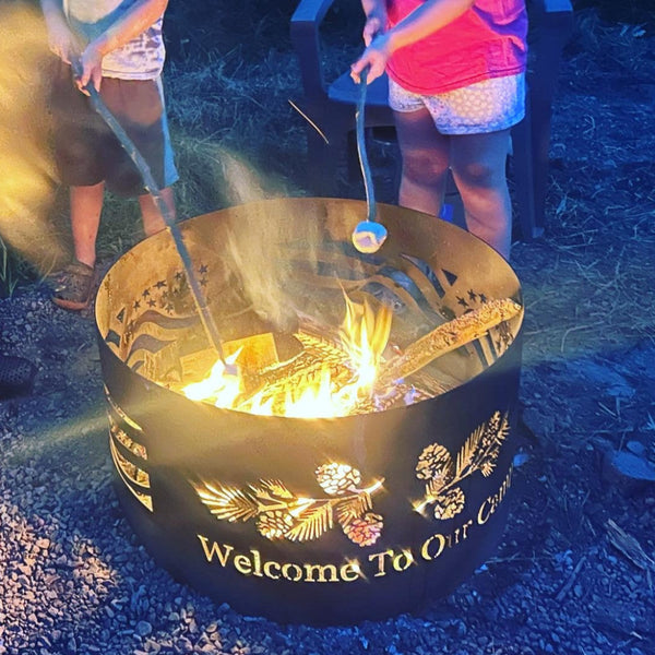 Personalized Fire Ring | Custom Firepit Designs - American Aftermarkets ...