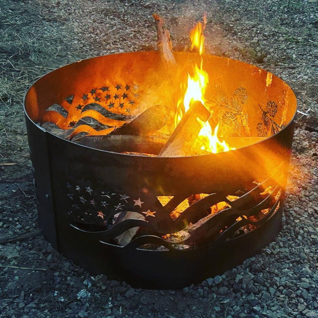Personalized Fire Ring | Custom Firepit Designs - American Aftermarkets ...