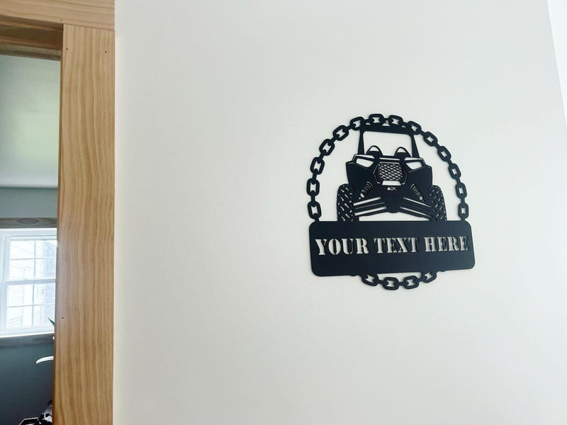 Personalized UTV / RZR Side By Side Metal Sign - American Aftermarkets ...