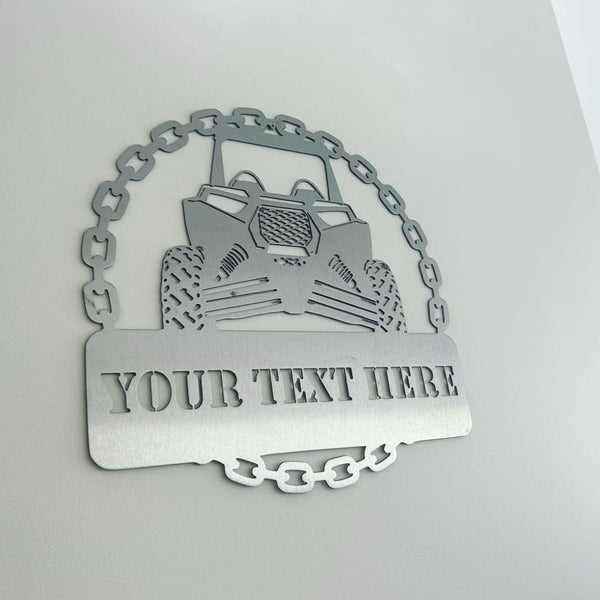 Personalized UTV / RZR Side By Side Metal Sign - American Aftermarkets ...