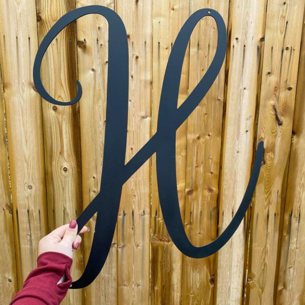 Large Initial Wall Decor