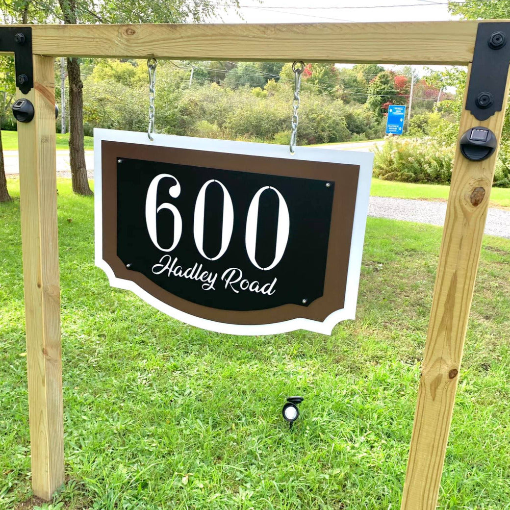 Layered Steel Business Sign with Logo | Custom Business Signs ...